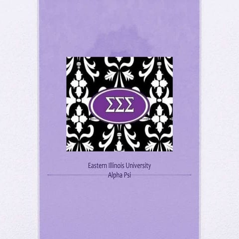 Tri sigma presentation | PPTX