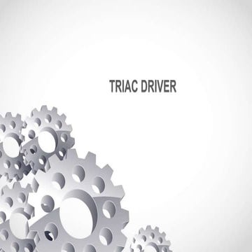 Triac driver | PPTX