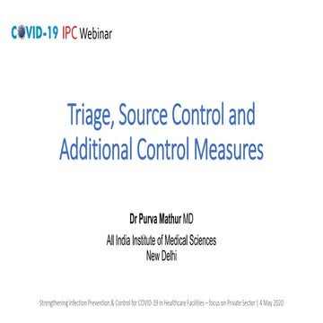 Triage source-control-and-additional-measures---dr-purva-mathur | PPTX ...