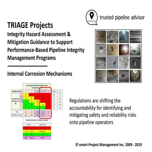 TRIAGE - Advanced Pipeline Risk Assessment - Internal Corrosin | PPT
