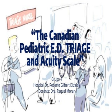Escala de triage de Canadá, para emergencia pediátrica | PDF
