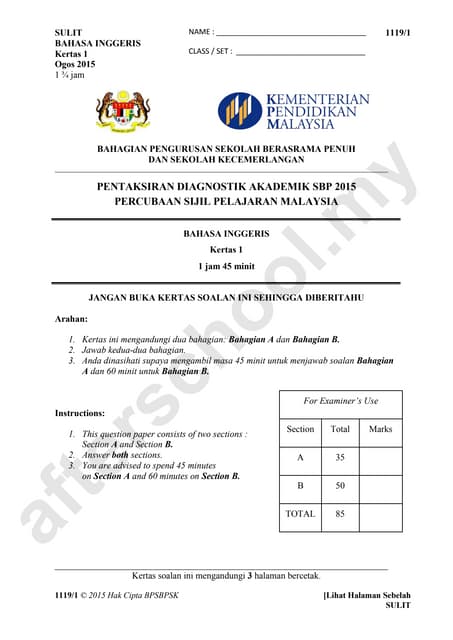 English paper 2 form 4 | DOCX | Business Administration | Business