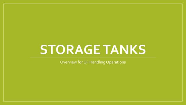 Storage Tank Farms Layout and Piping | PDF
