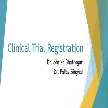 Clinical Trial Registration | PPT