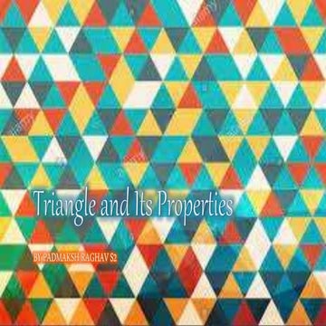 Triangle and Its Properties.pptx