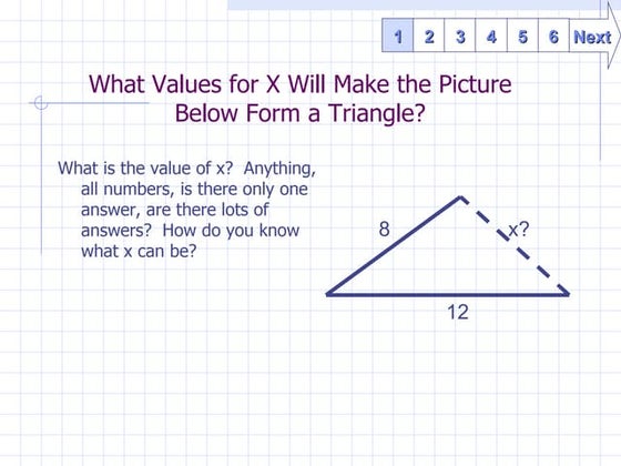 The Hinge Theorem Presentation Converse Ppt