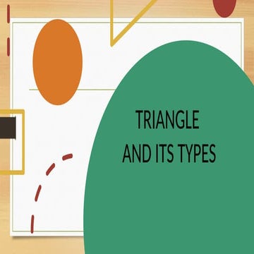 Triangles in daily life | PPTX