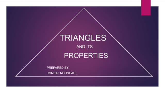 Types of triangles | PPTX