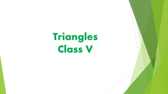 Triangles and its properties | PPT