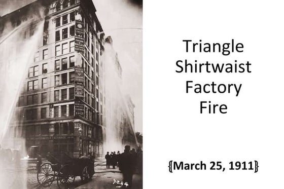 Triangle Shirtwaist Factory Fire | PPT