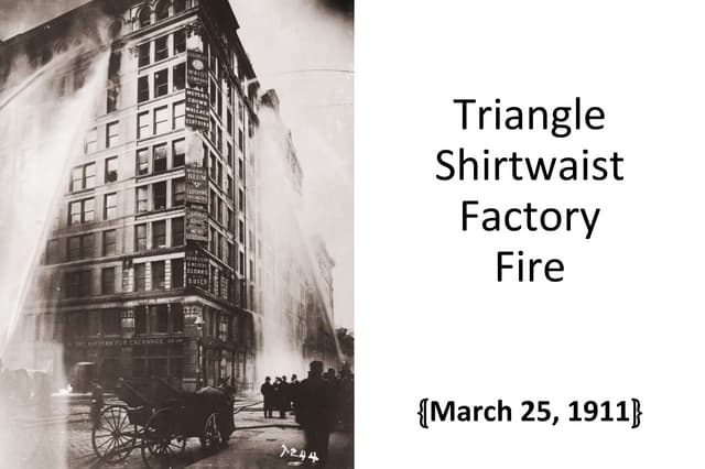 Triangle Factory Fire | PPTX