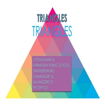 Triangles ppt by jk | PDF
