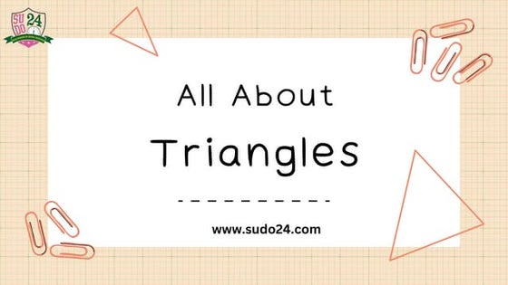 All About Triangles | PPT