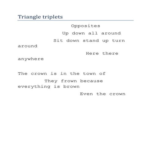 Triangle triplets | PDF