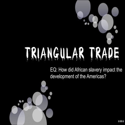 Triangular trade | PPT
