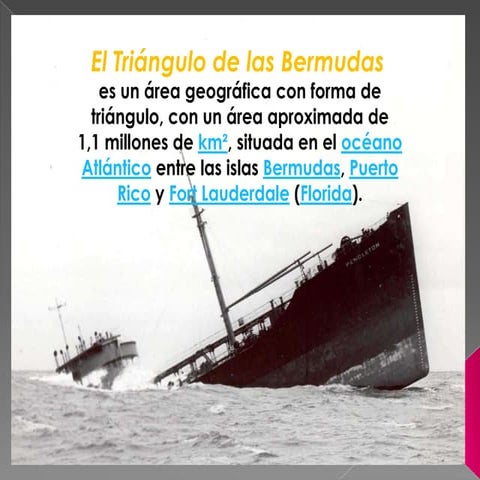 El triangulo de las bermudas | PPTX