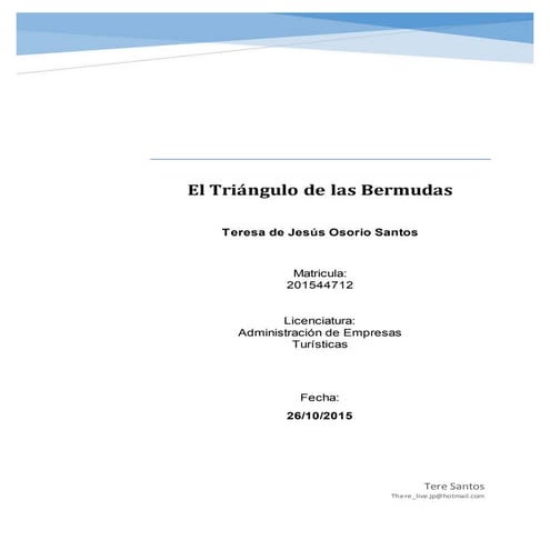 El triangulo de las bermudas | PPSX