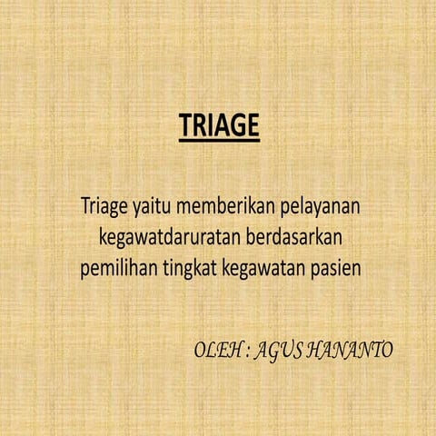 Triase | PPT