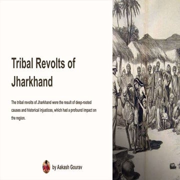 Tribal-Revolts-of-Jharkhand | Contribution of Tribals in Freedom ...