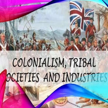 Tribal societies and British colonialism | PPTX