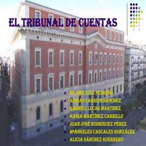 El tribunal de cuentas | PPT