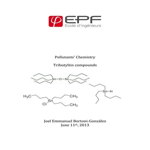 Tributyltin - Report | PDF