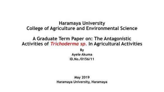 trichoderma agriculture related trio.pdf