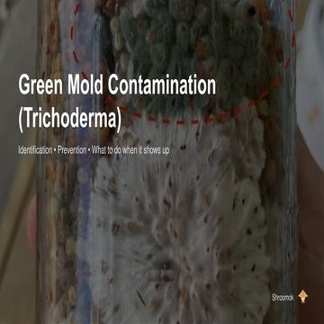 Green Mold Contamination (Trichoderma): identification, prevention ...