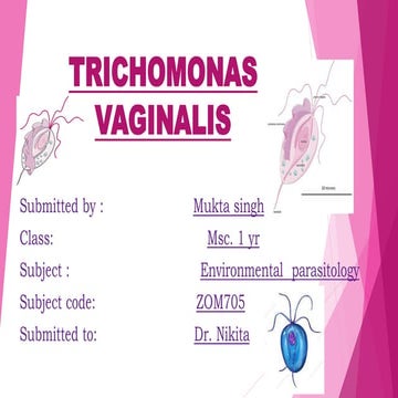 Trichomonas | PPTX