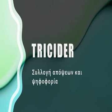 Tricider | PPTX