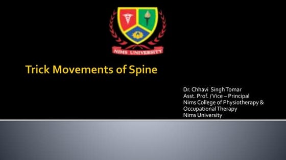 Vertebral column | PPTX
