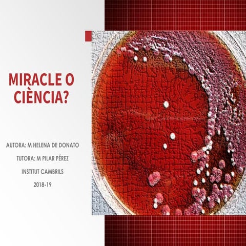 Miracle o ciència? | PPT
