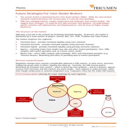 Tricumen / Future Strategies for Inter Dealer Brokers_230215 | PDF