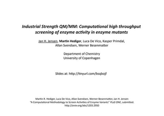 Blurring The Boundary Between Linear Scaling Qm Qmmm And Polarizable