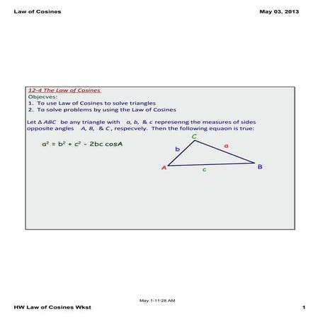 Trig 3 notes | PDF