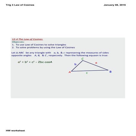 Trig 3 notes | PDF