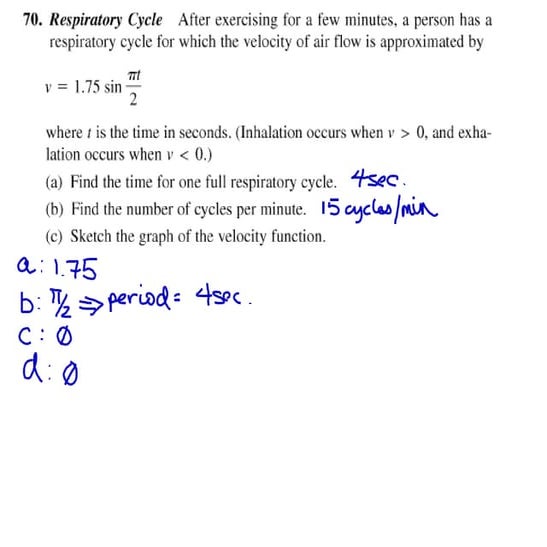 Trig function modeling homework | PPT