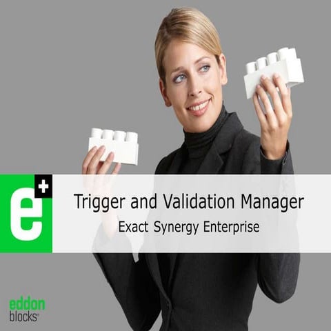 Trigger and Validation Manager SE | PPT