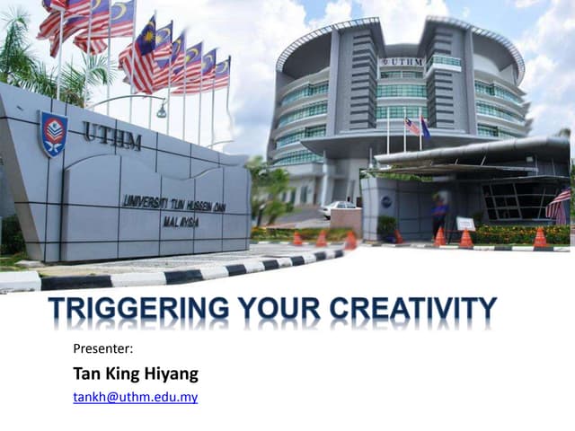 Triggering Your Creativity In Power Point Ppt