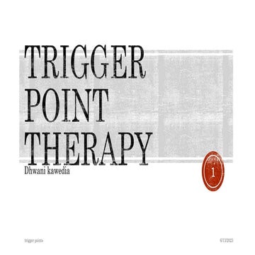 Trigger point therapy .pptx