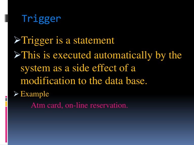 Trigger Meaning