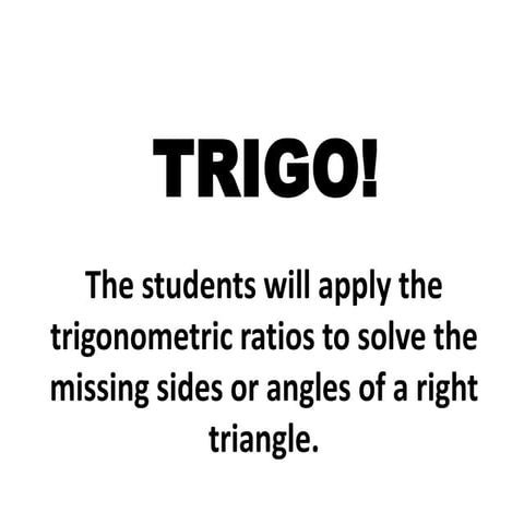 TRIGO! CARD.pptx | Physics | Science