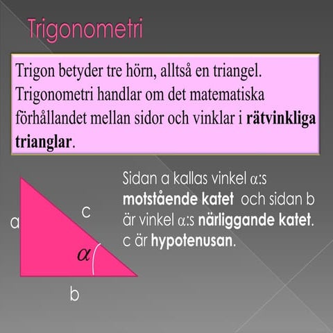 Trigonometri | PPTX