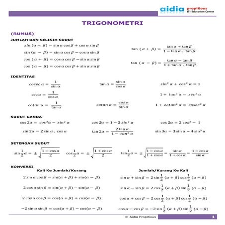 Trigonometri | PDF