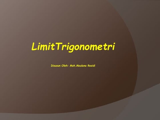 Trigonometri - KELAS X | PPT