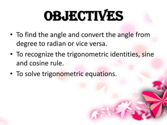 Trigonometry Functions | PPT | Physics | Science