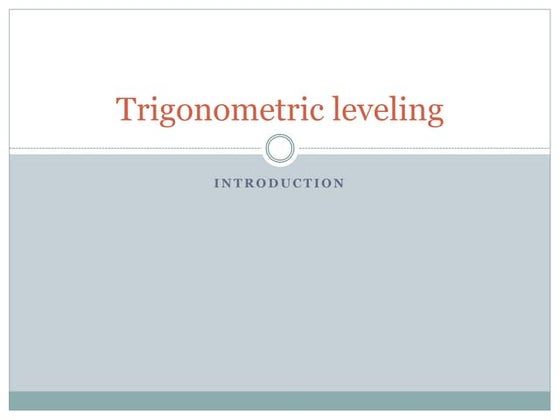 Angular measurement for surveying | PPT