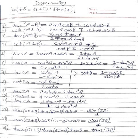 Trigonometry Formulas (Class 11th & 12th).pdf