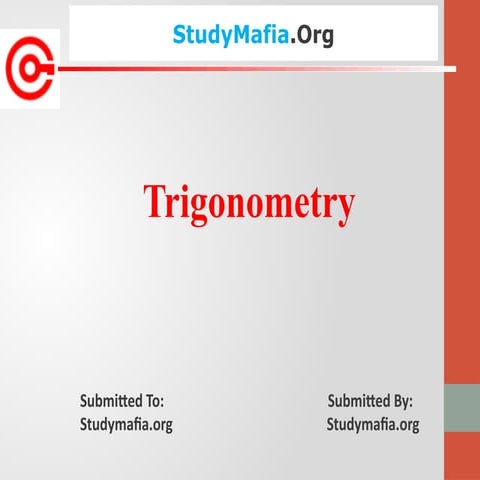 Trigonometry Basic for Class 9 Introduction and Summary | PPTX