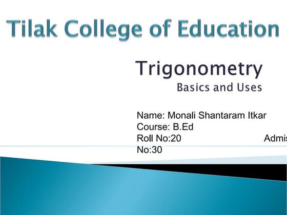 Trigonometry | PPT